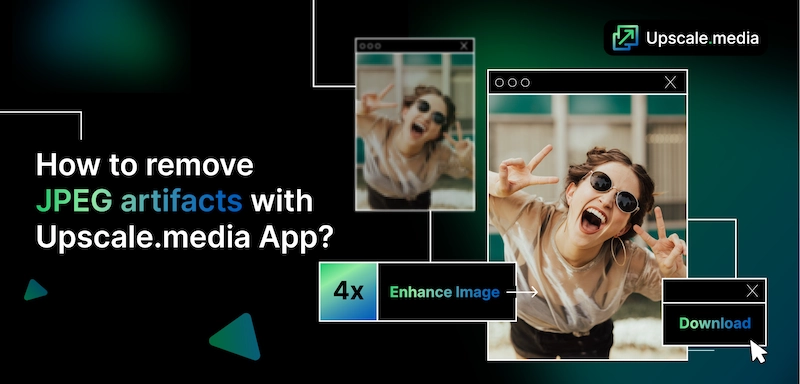 How to Remove JPEG artifacts with Upscale.media App?